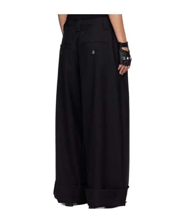 Vaquera Wide-leg Wool Trousers