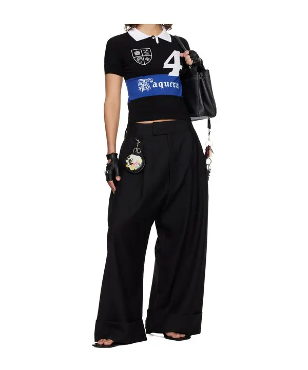 Vaquera Wide-leg Wool Trousers
