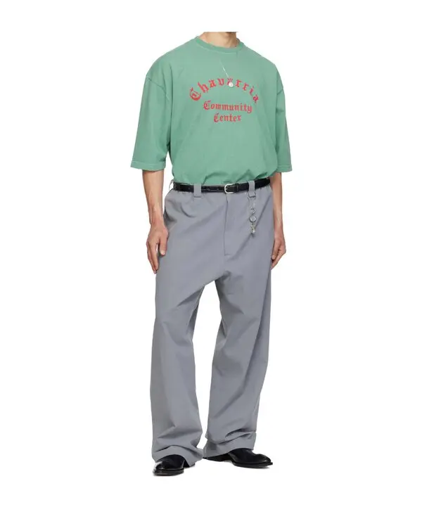 WILLY CHAVARRIA Toluca Belt Loop Casual Pants
