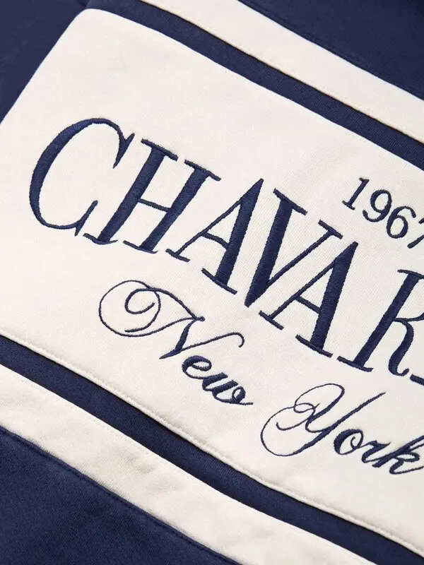 WILLY CHAVARRIA Gilroy Oversized Hoodie - Navy Blue