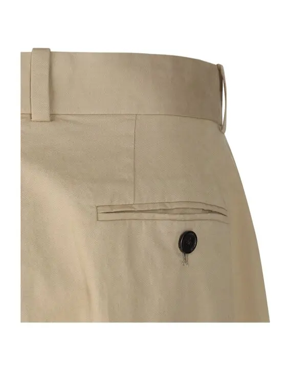 THE ROW Pleated Twill Trousers