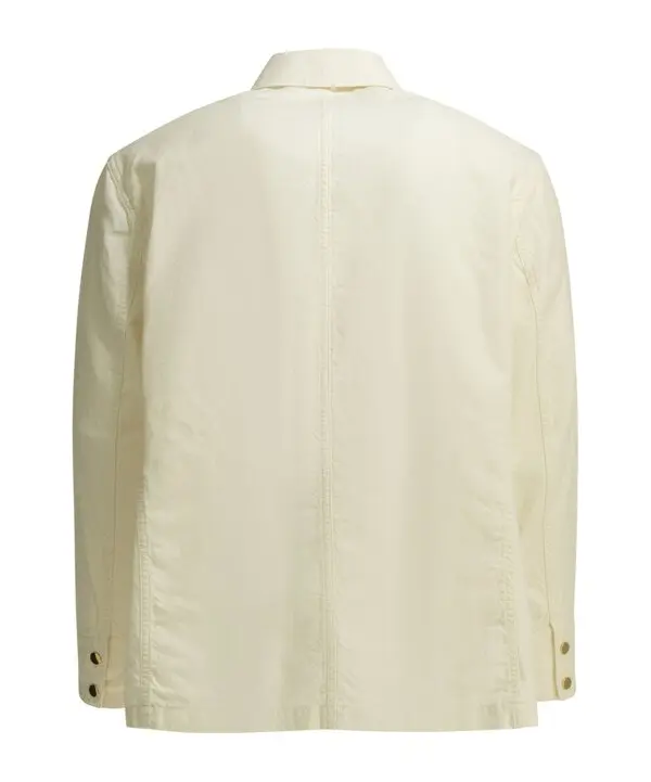Auralee Oxford-weave Work Jacket