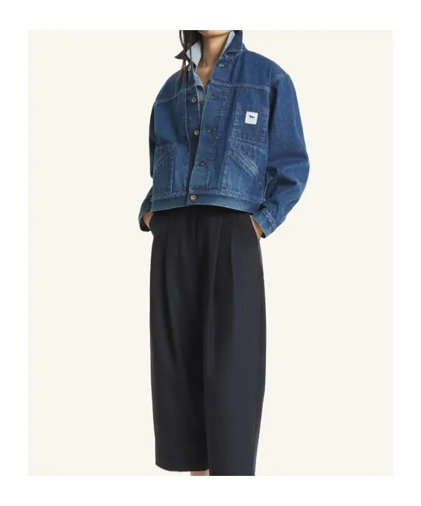 Maison Kitsuné X Kuro Selvedge Denim Jacket