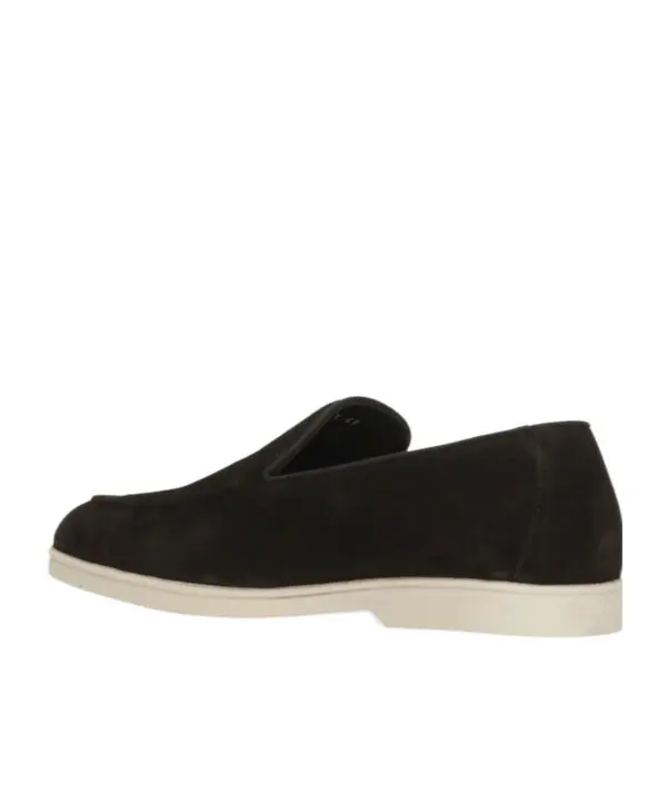 DOUCAL'S Round-toe Slip-on Loafers