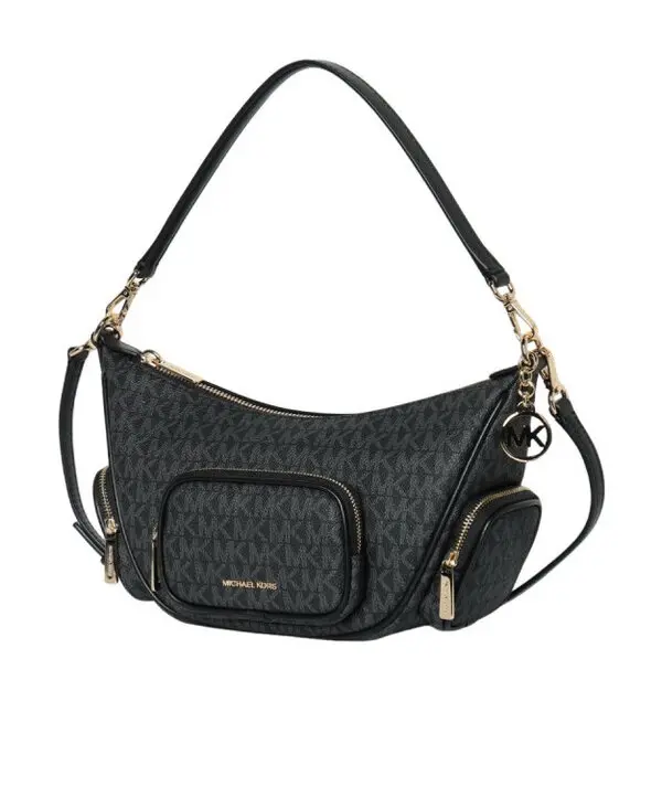 Michael Kors Merritt Small Signature Logo Convertible Shoulder Bag