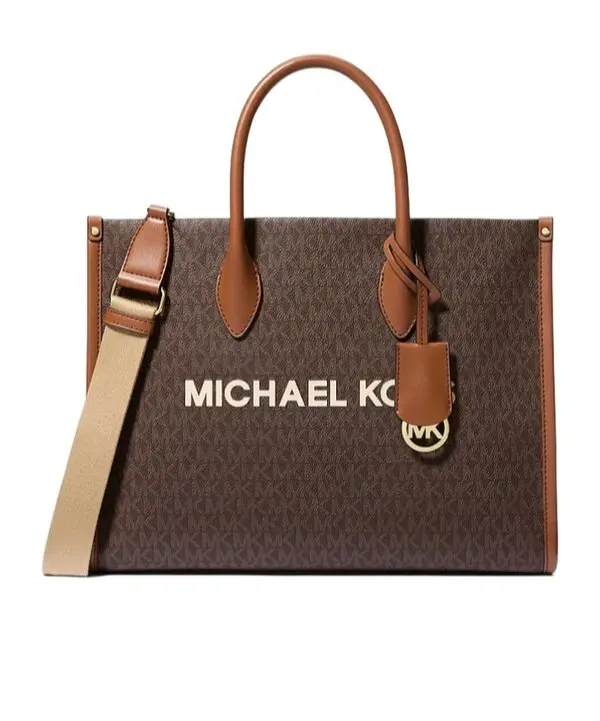 Michael Kors Mirella Medium Signature Logo Tote Bag