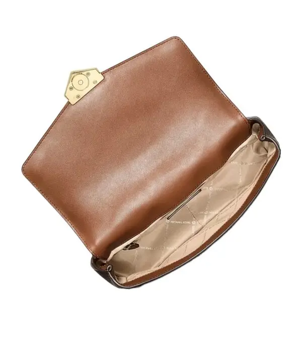 Michael Kors Soho Large Studded Signature Logo Shoulder Bag