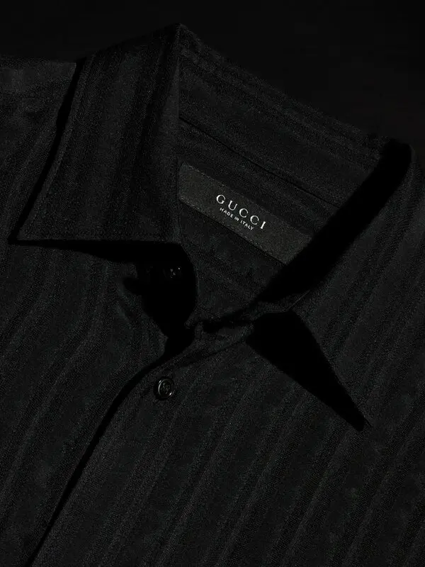 Gucci Striped Gauze Shirt