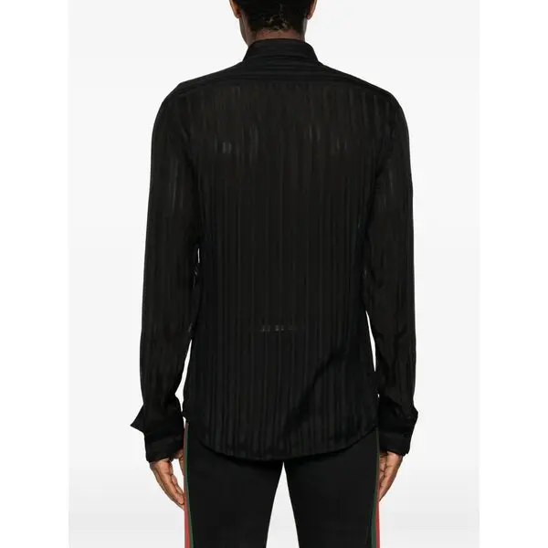 Gucci Striped Gauze Shirt