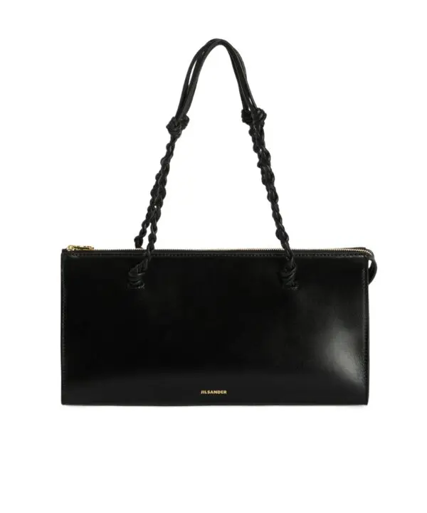 JIL SANDER Tangle Tent Shoulder Bag - Black
