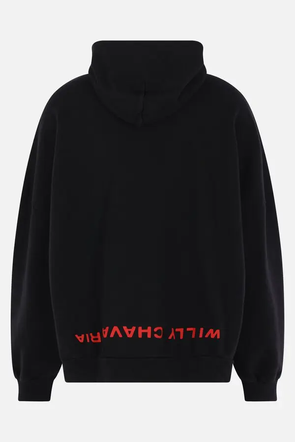 WILLY CHAVARRIA Welcome To America" Oversized Hoodie