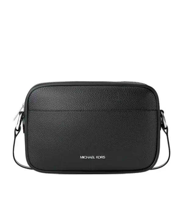 Michael Kors Jet Set Large Pebbled Leather Camera Crossbody Bag