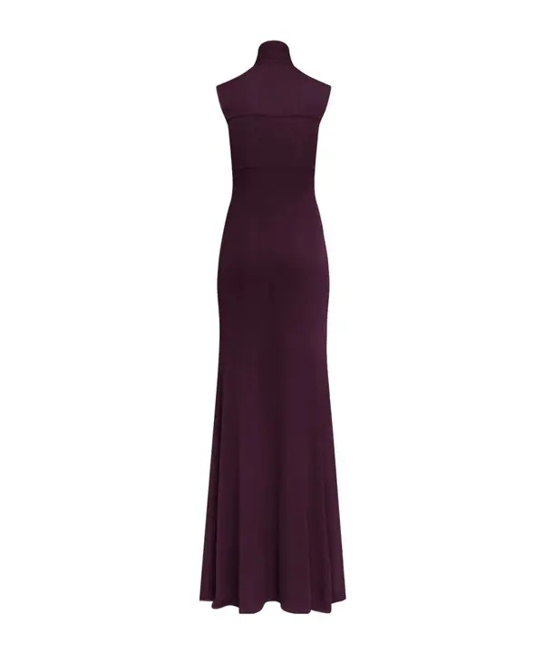 Alaïa Fluid Jersey Bow Dress