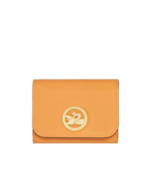 Longchamp Box-trot Logo Wallet - Orange