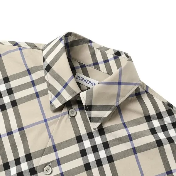 Burberry Checked Long Sleeve Shirt