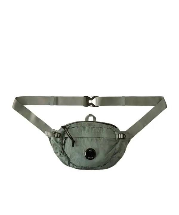 C.P. COMPANY Lens Detailed Belt Bag - Silver-blue