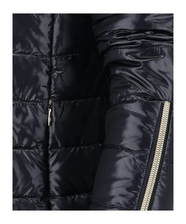 Herno Zip-up Padded Jacket With Stand-up Collar