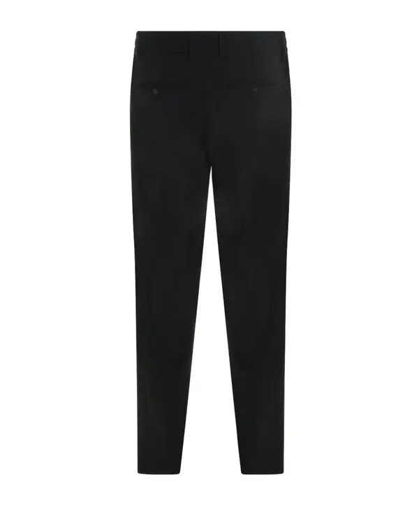 Canali Drawstring Waist Pants With Button Detailed Back Pocket