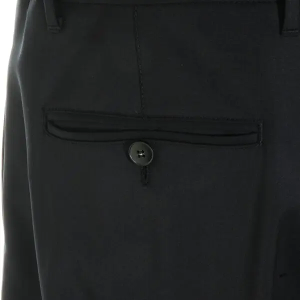 Canali Drawstring Waist Pants With Button Detailed Back Pocket