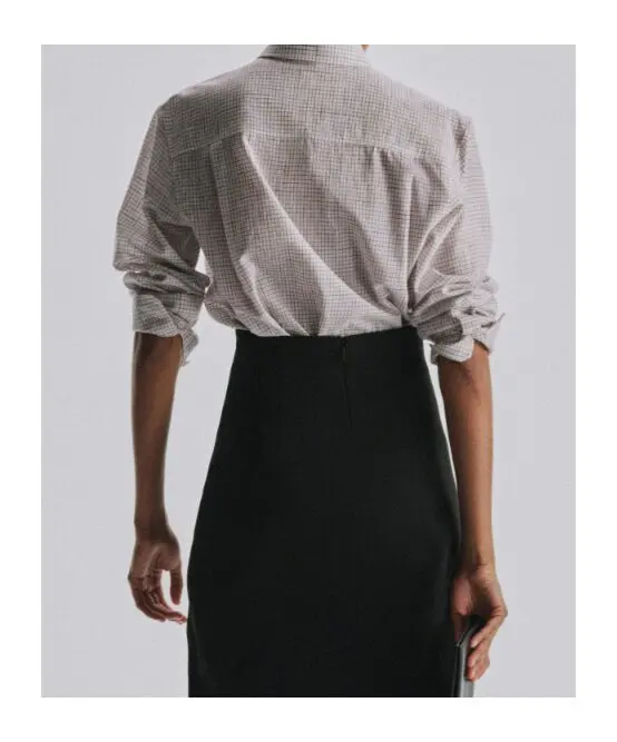 THE ROW Dalan Checked Cotton Button-up Shirt