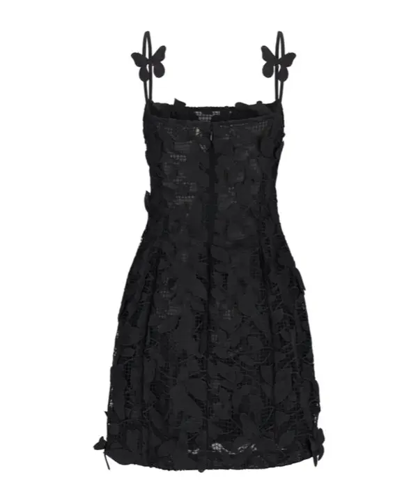 Blumarine Macramé Lace Mini Dress