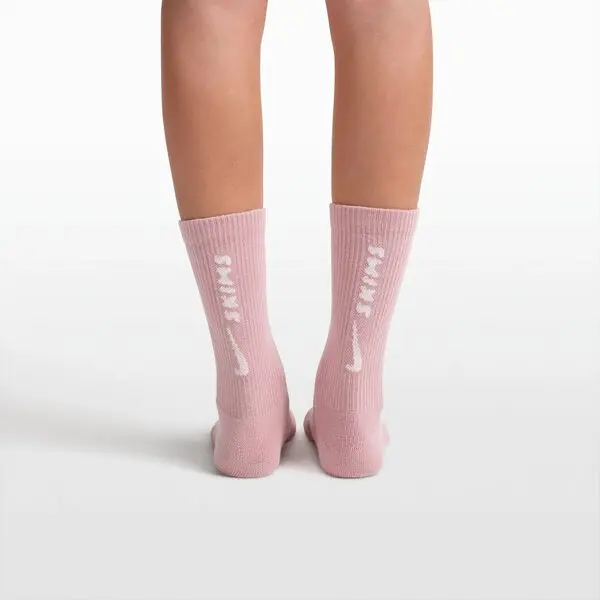 SKIMS X Nike Dri-fit Crew Sock 3 Pack - Himalayan Multi