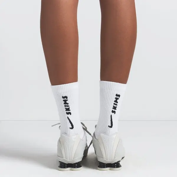 SKIMS X Nike Dri-fit Crew Sock 3 Pack