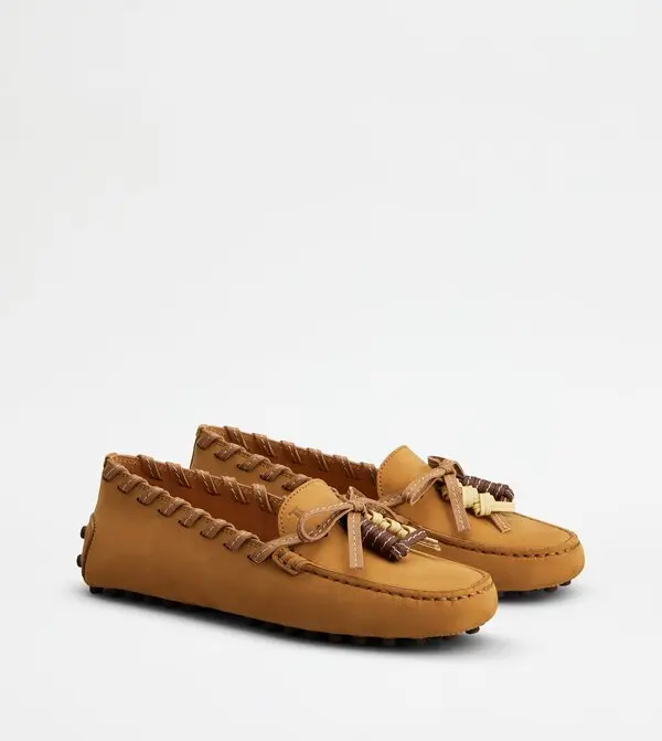 TOD'S Gommino Nubuck Loafers