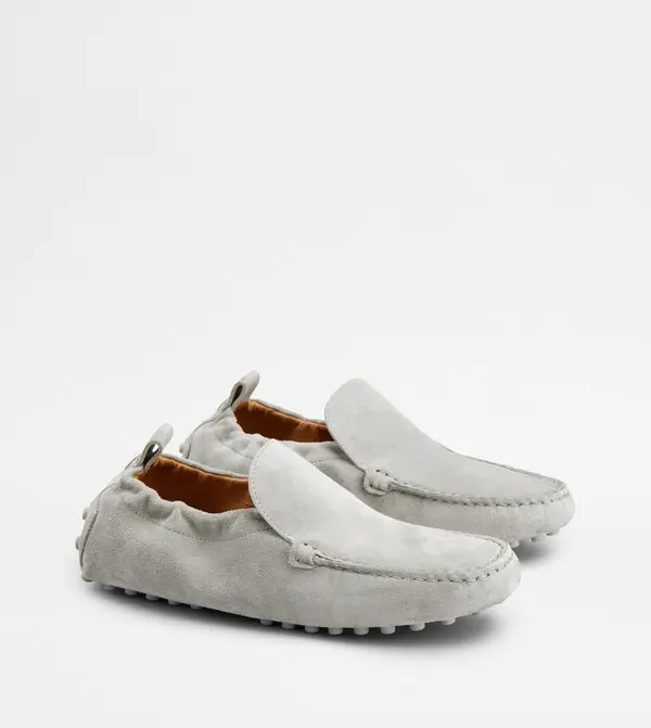 TOD'S Suede Glove Gommino Loafers