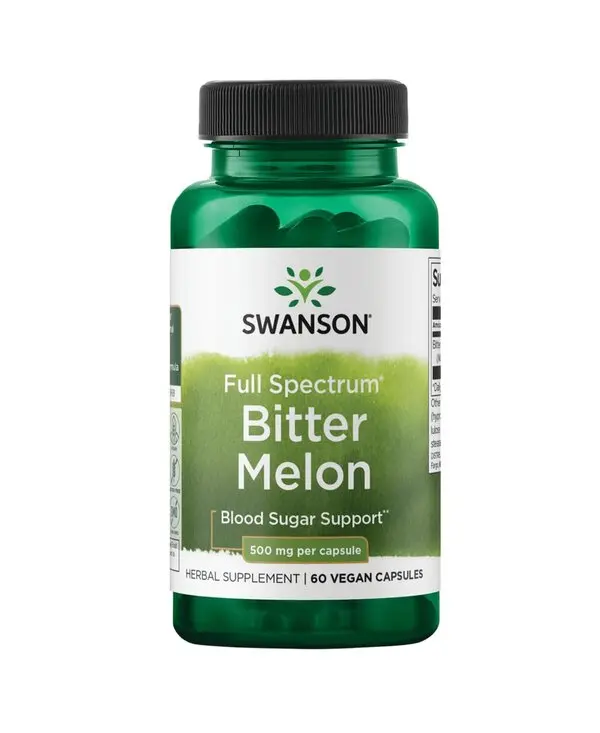 SWANSON Full Spectrum Bitter Melon Momordica 500 Milligrams 60 Capsules