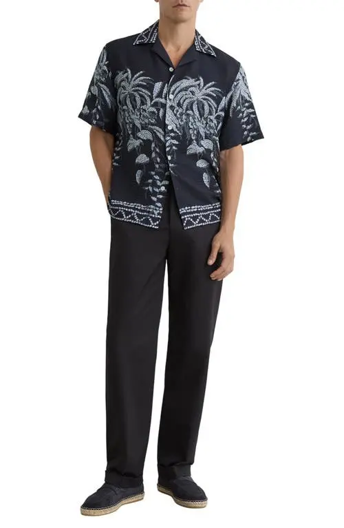 REISS Camino Short Sleeve Button-up Shirt