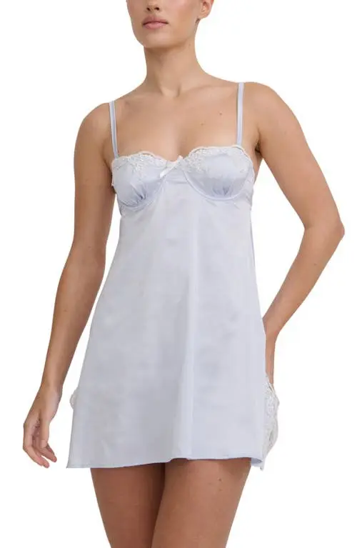 KAT THE LABEL Underwire Lace Trim Slip - Cinderella