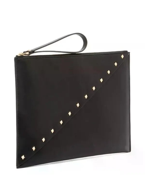 Valentino Garavani Rockstud Calfskin Pouch