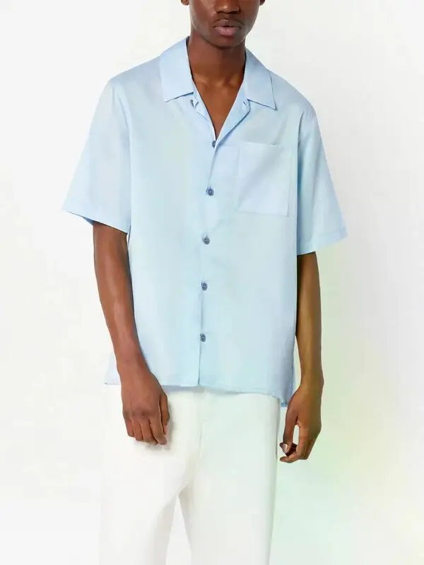 AMI Paris Front Pocket Short Sleeve Shirt