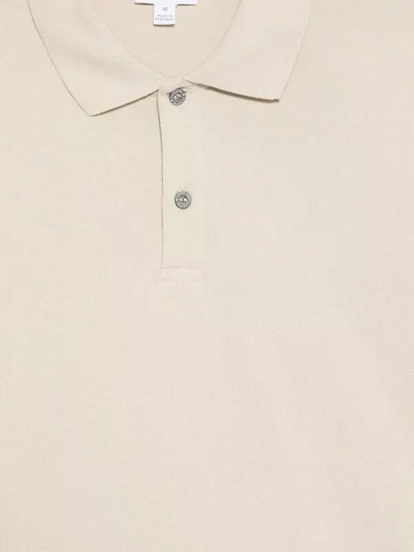 Sunspel Short-sleeve Polo Shirt - Neutrals