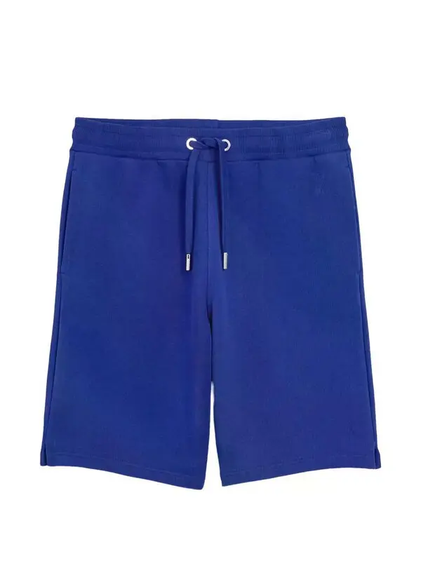 AMI Paris Cotton Embossed Shorts