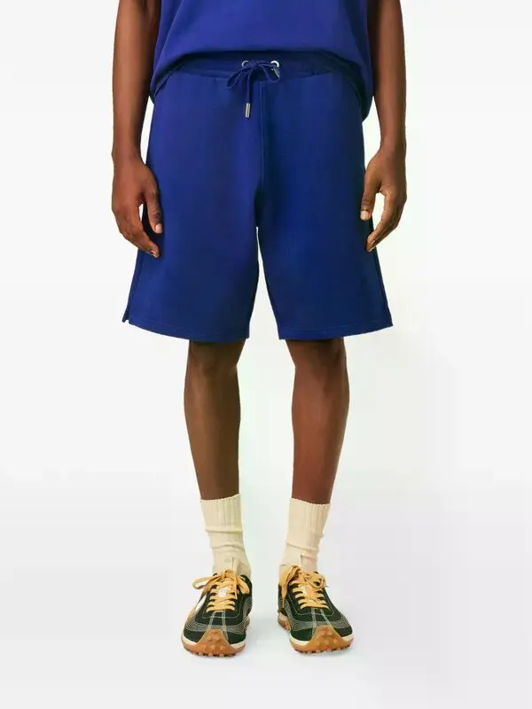 AMI Paris Cotton Embossed Shorts