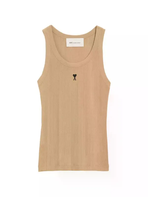 AMI Paris Cotton Blend Tank Top