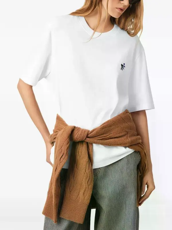 AMI Paris Cotton " De Coeur" Tulip T-shirt
