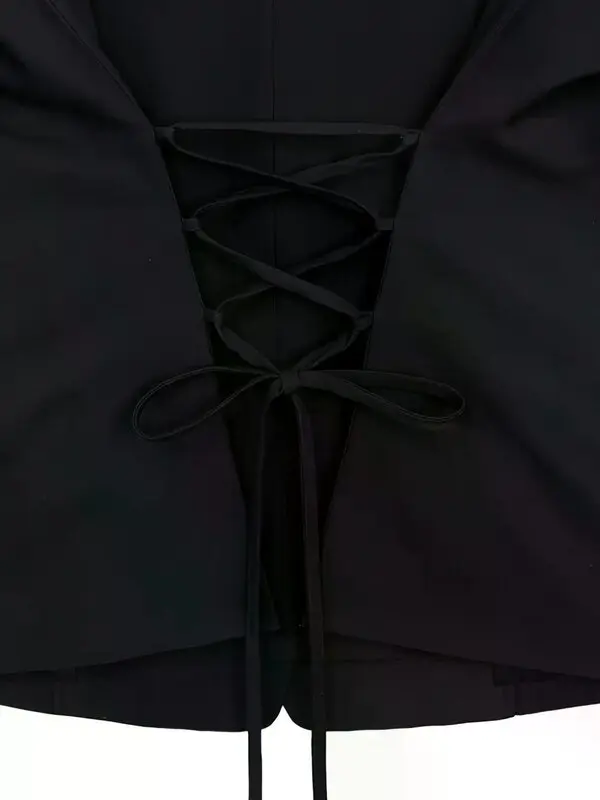 JUUN.J Lace-up Short-sleeve Jacket