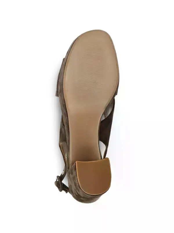 JULIE DEE Suede Heeled Sandals