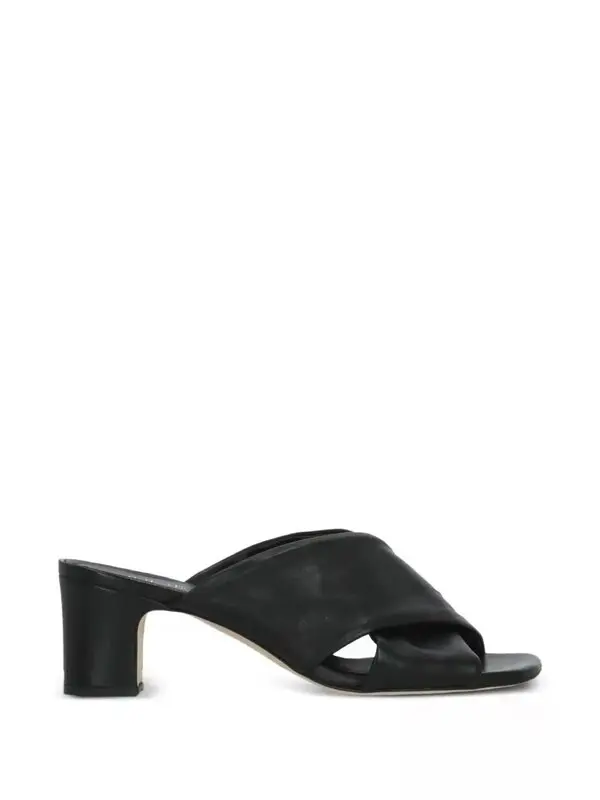 JULIE DEE Crossover Strap Sandals