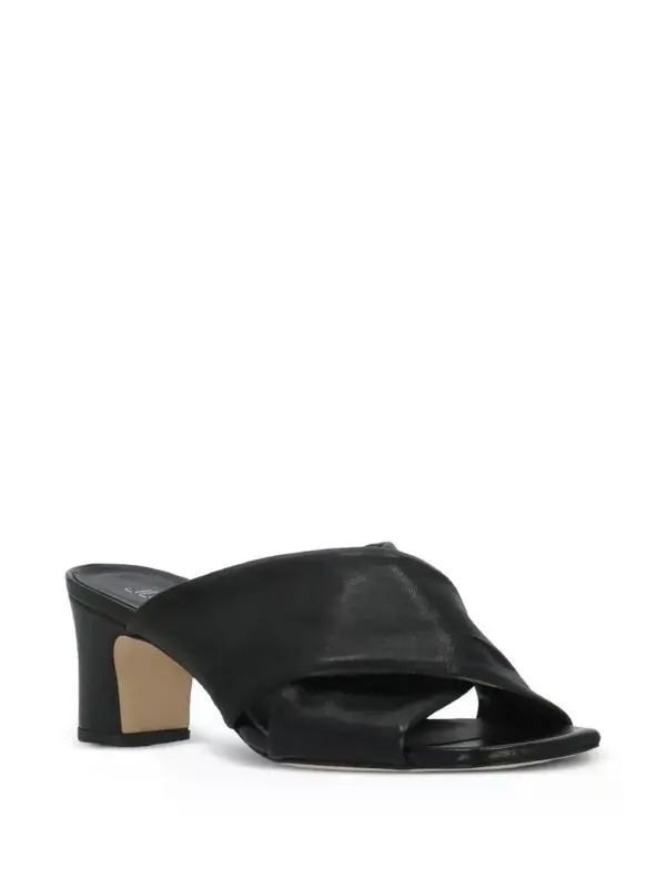 JULIE DEE Crossover Strap Sandals