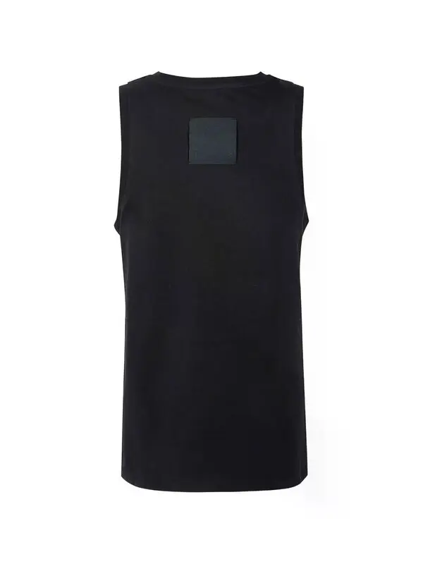 Liviana Conti Sleeveless Tank Top With Logo Patch