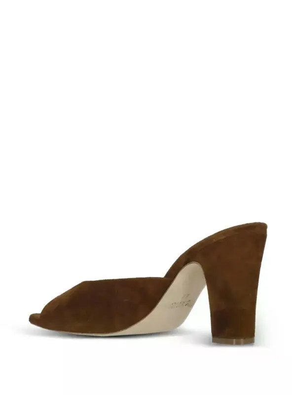 JULIE DEE Suede Block-heel Sandals