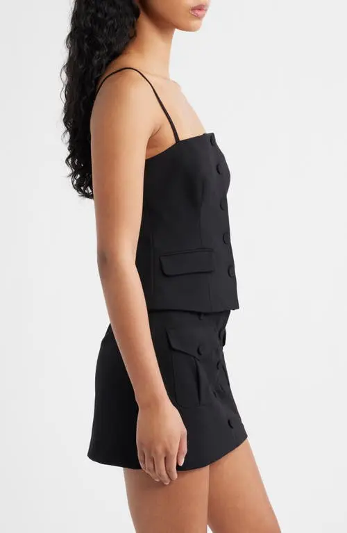 Rag & Bone Irina Square Neck Button-up Top