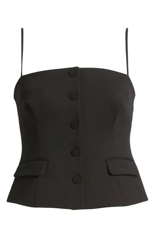 Rag & Bone Irina Square Neck Button-up Top