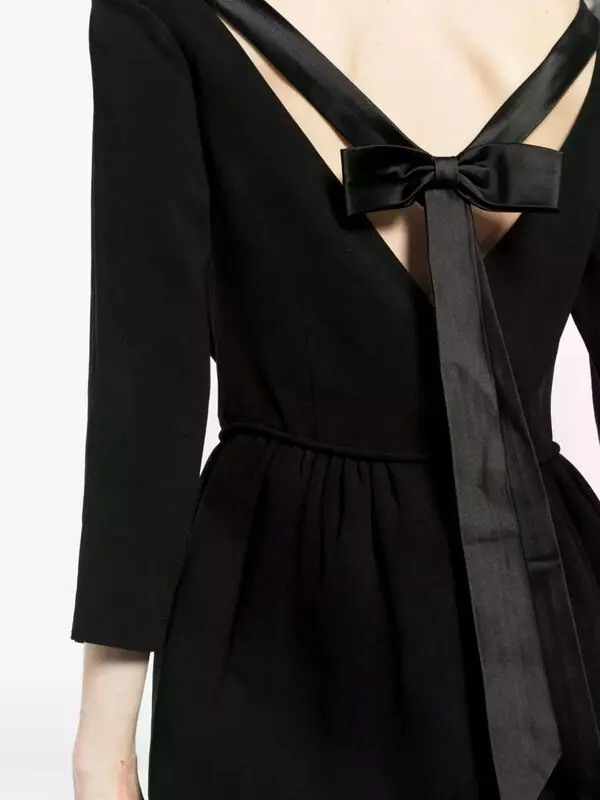 Dsquared2 Cowl Neck Three-quarter Sleeve Dress