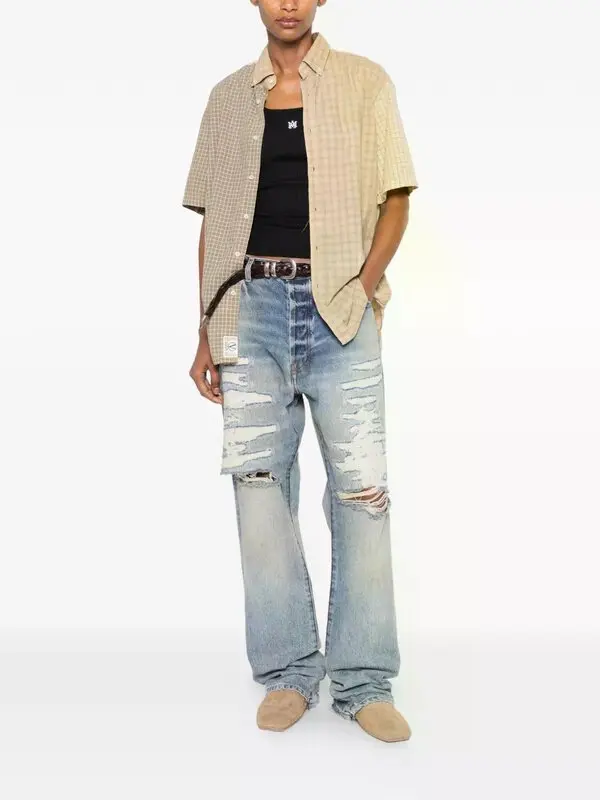 GALLERY DEPT. Distressed Flare Jeans