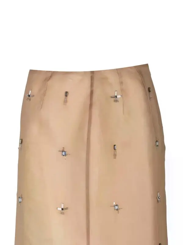 Lafayette 148 New York Embellished Midi Skirt